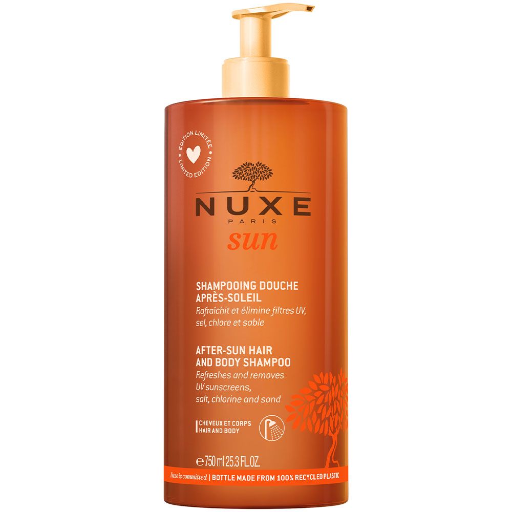 Shampooing douche après-soleil Nuxe Sun - élimine sel et chlore