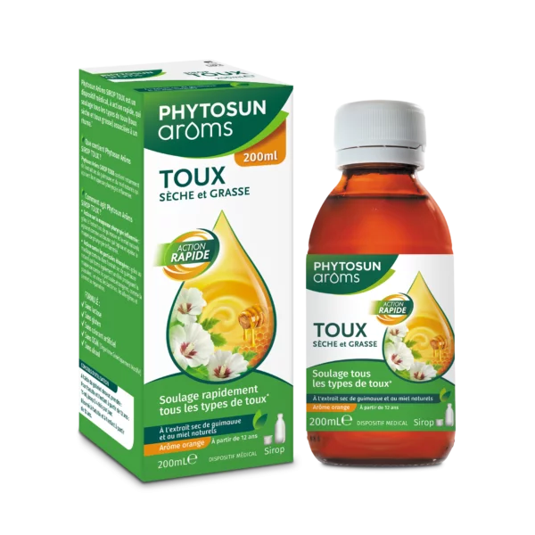Sirop toux sèche et grasse Phytosun Aroms - action rapide contre tous ...