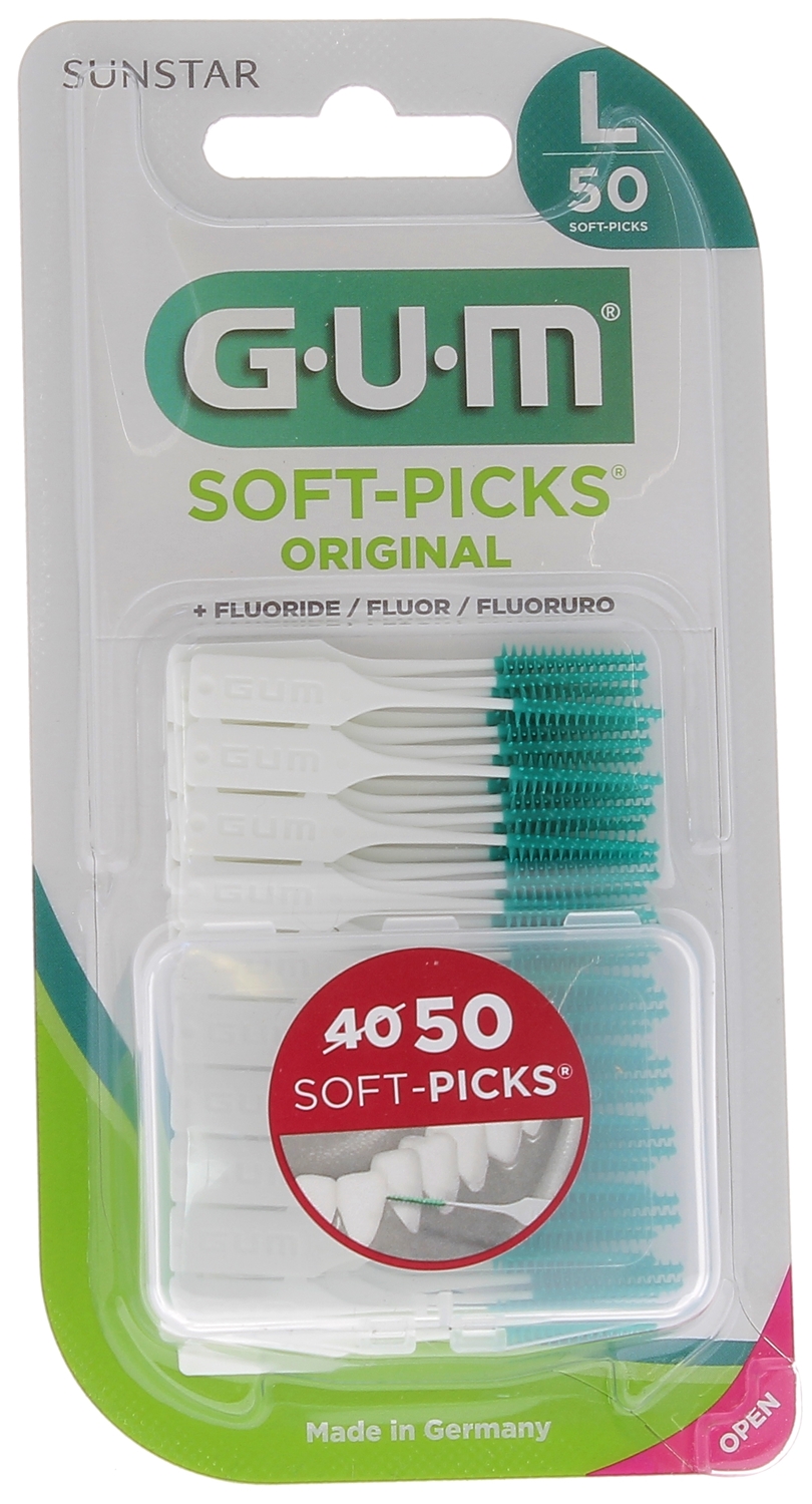 Gum brossettes interdentaires soft picks - hygiene dentaire