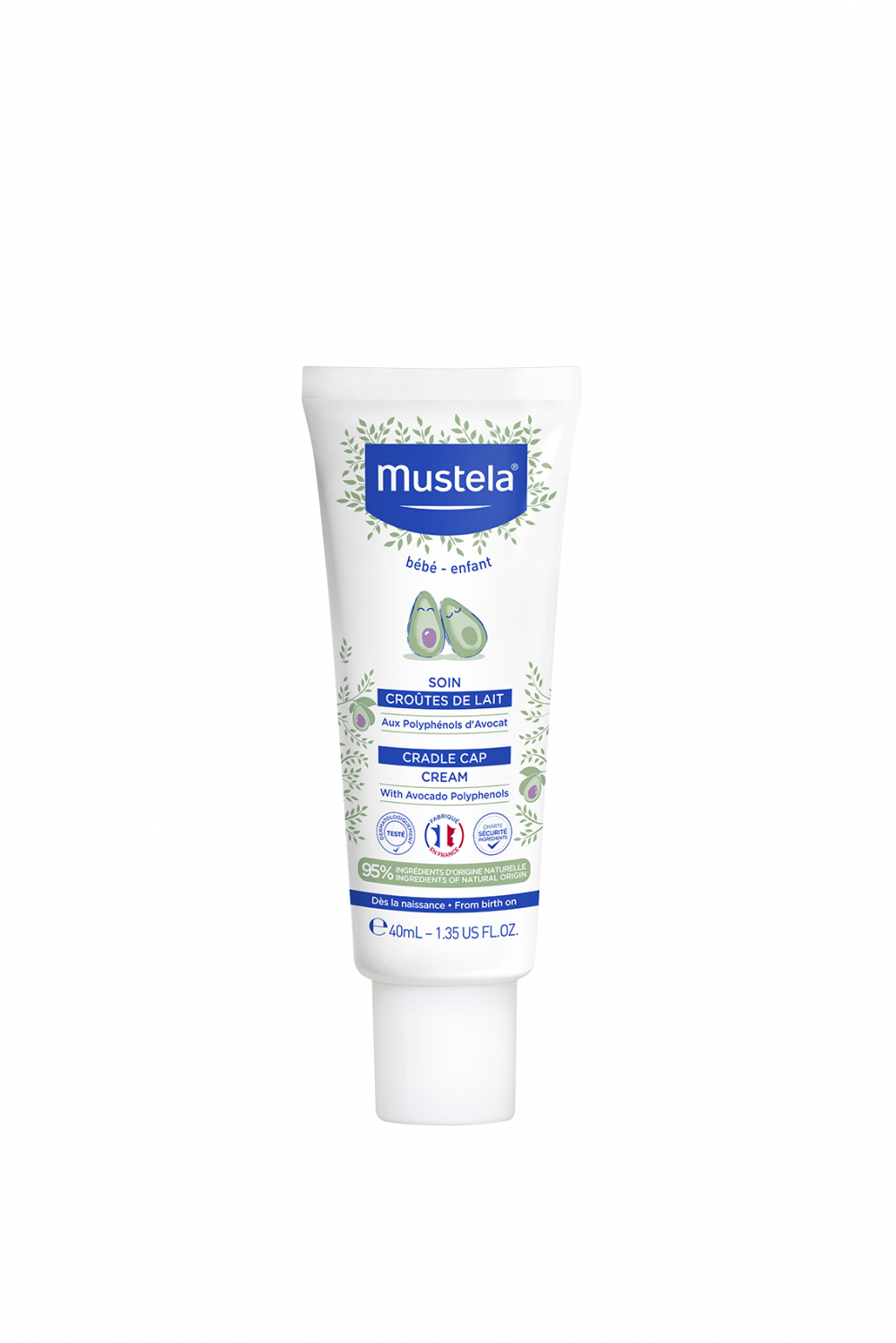 Soin croûtes de lait bébé et enfant Mustela