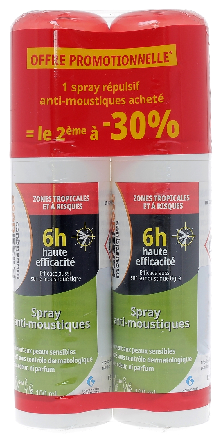 Spray anti-moustiques zones tropicales et à risques Parasidose ...