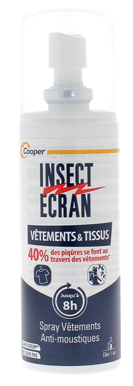 Spray vêtements anti-moustiques Insect Ecran - répulsif moustiques