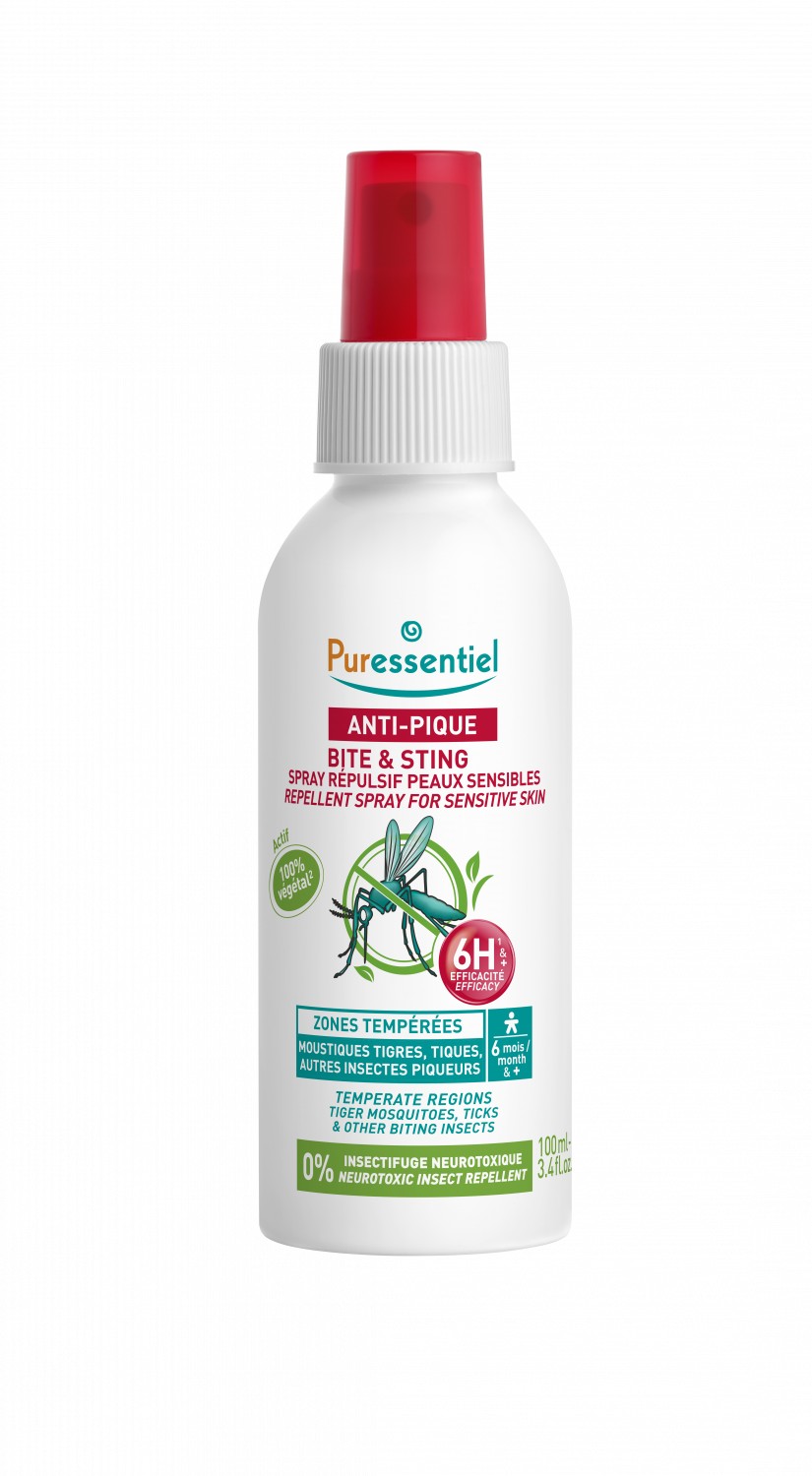 Spray répulsif peaux sensibles anti-pique Puressentiel - répulsif ...