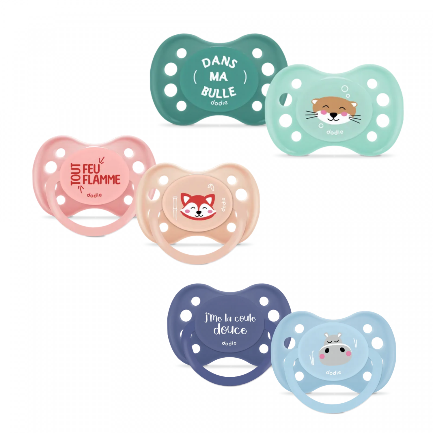 Sucette anatomique 0-6 mois Dodie - sucette bébé