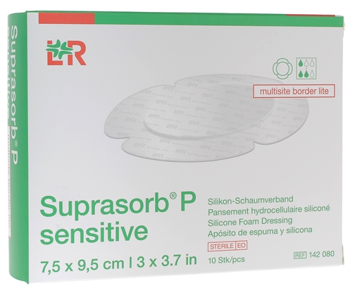 Suprasorb P Sensitive Multisite border lite 7,5 x 9,5 cm Lohmann ...
