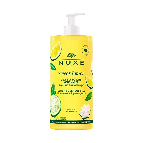 Sweet Lemon gelée de douche gourmande Nuxe - au parfum citron meringué