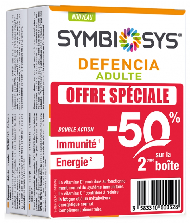 Symbiosys Defencia adulte Biocodex - défenses immunitaires hiver
