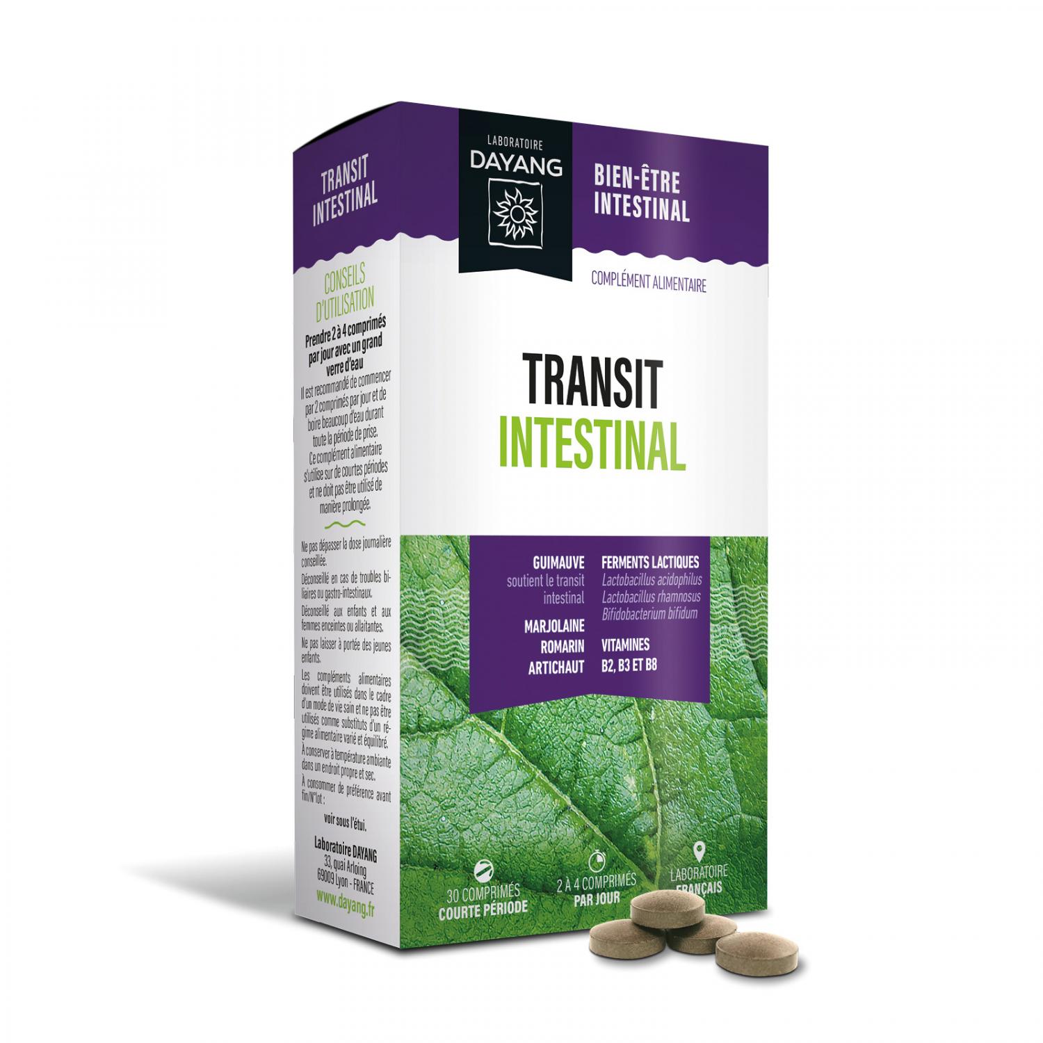 Transit intestinal Dayang - complément alimentaire digestion