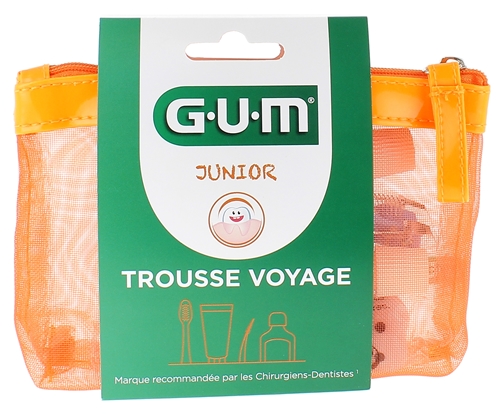 Trousse voyage junior GUM - hygiène bucco-dentaire junior