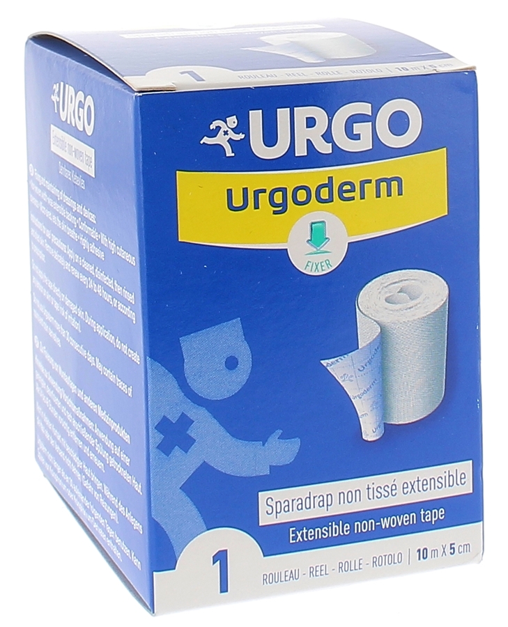Urgoderm sparadrap non tissé extensible Urgo - rouleau 10m x 5cm