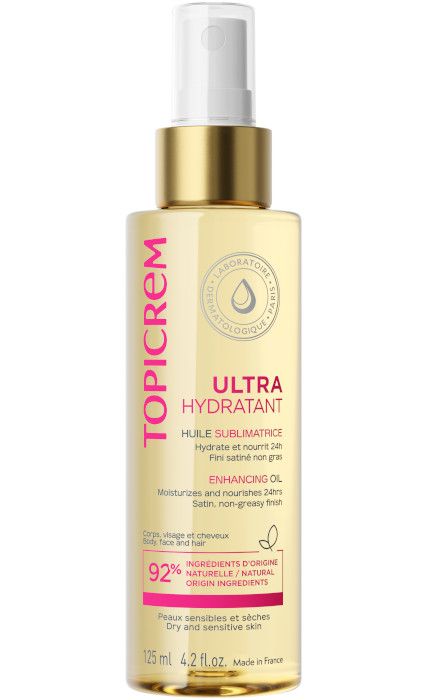 Ultra-Hydratant huile sublimatrice Topicrem - hydrate et nourrit ...