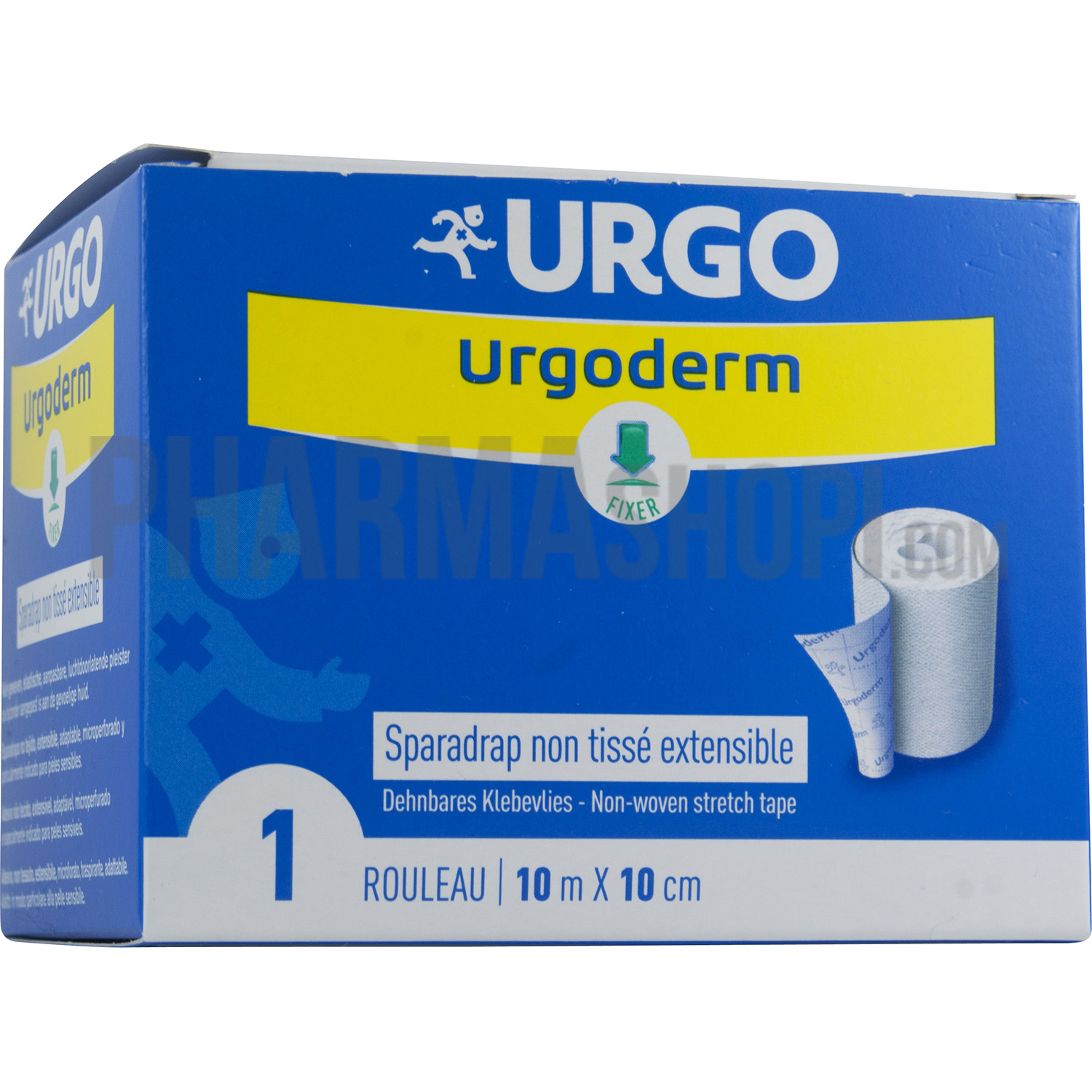 Urgoderm sparadrap non tissé extensible Urgo, rouleau de 10m x 10 cm