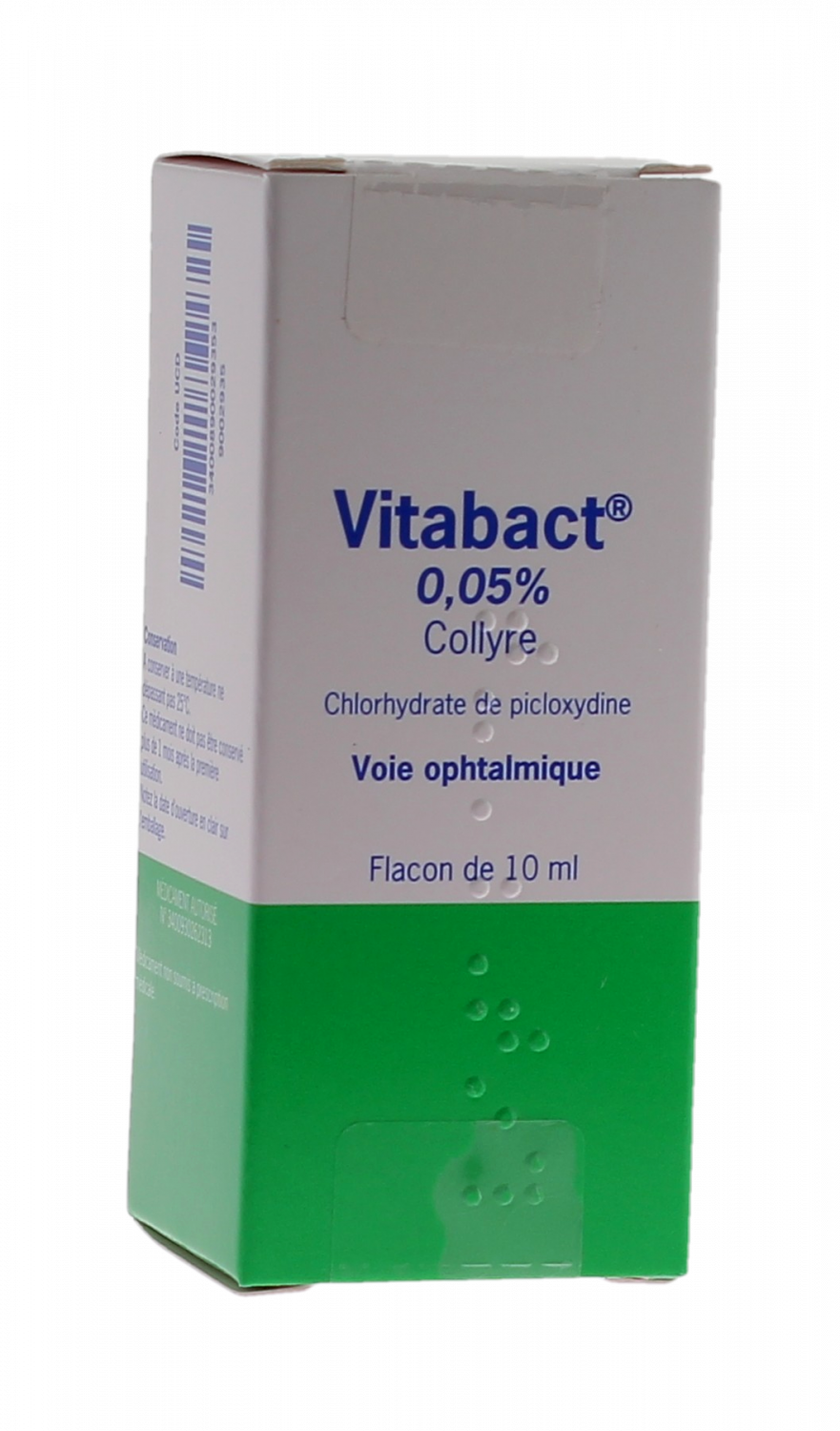 Vitabact 0,05% collyre, flacon de 10ml