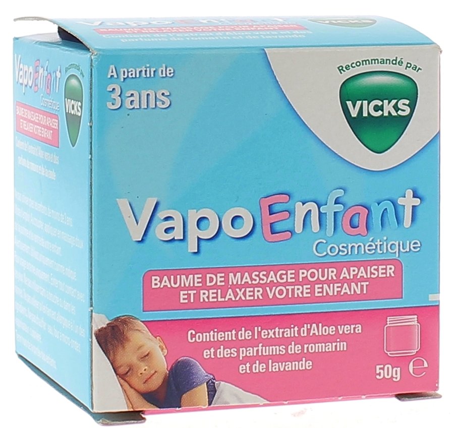VapoEnfant baume de massage Vicks - apaise et relaxe l'enfant
