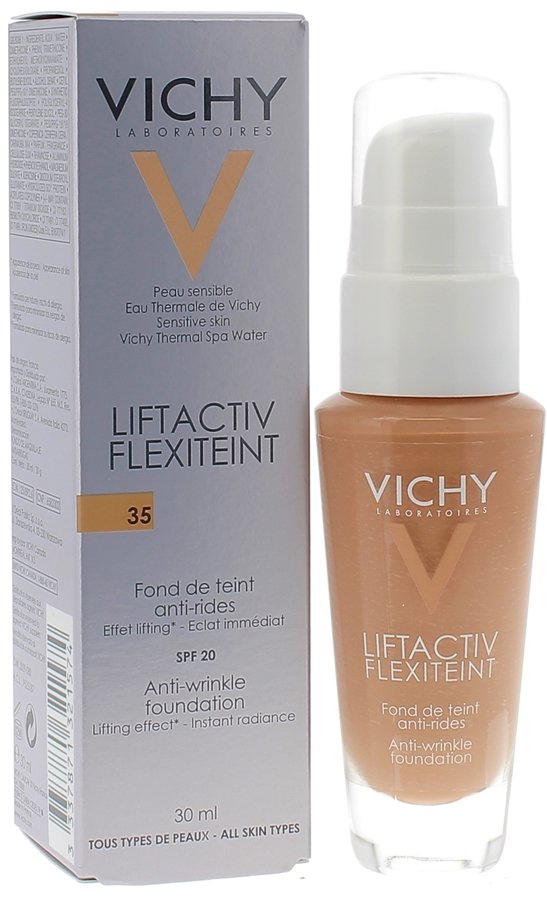 Liftactiv flexiteint Fond de teint anti-rides Spf 20 teinte 35 moyen ...