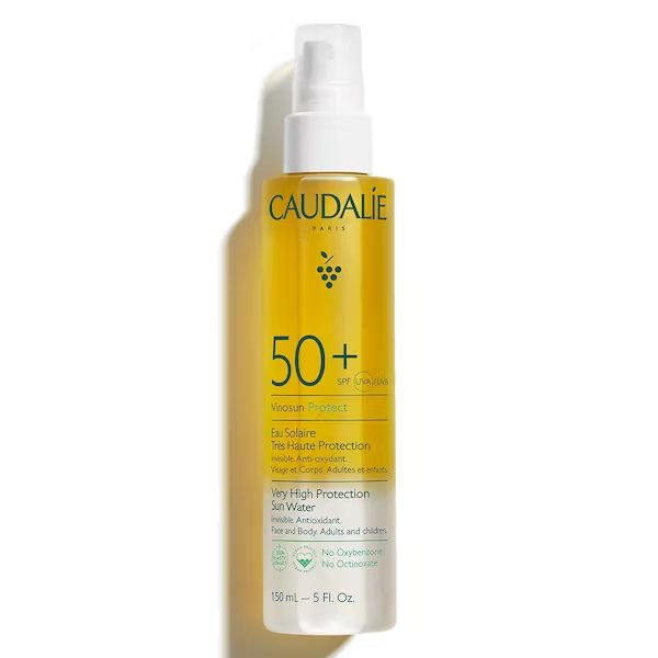 Vinosun Protect Eau solaire très haute protection SPF50+ Caudalie ...