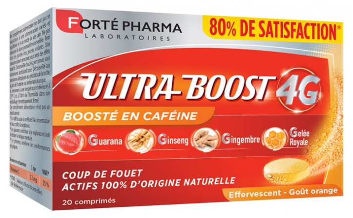 Vitalité 4G ultra-boost Forté pharma est un complément alimentaire stimulant