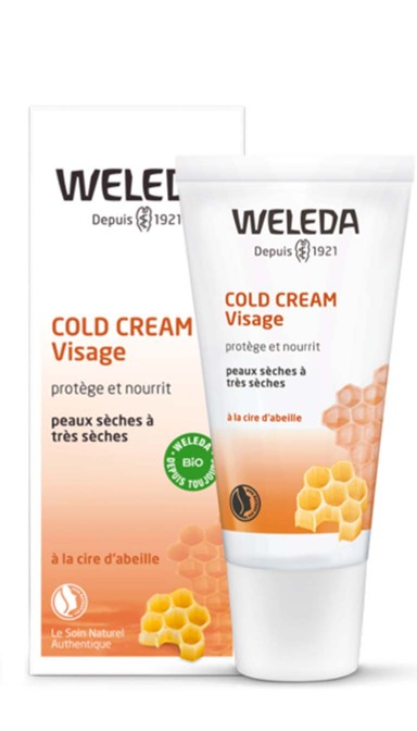 Cold cream visage Weleda, tube de 30 ml