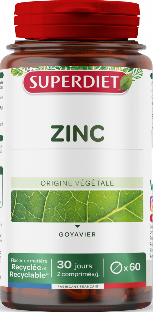 Zinc Superdiet - peau, cheveux, immunité