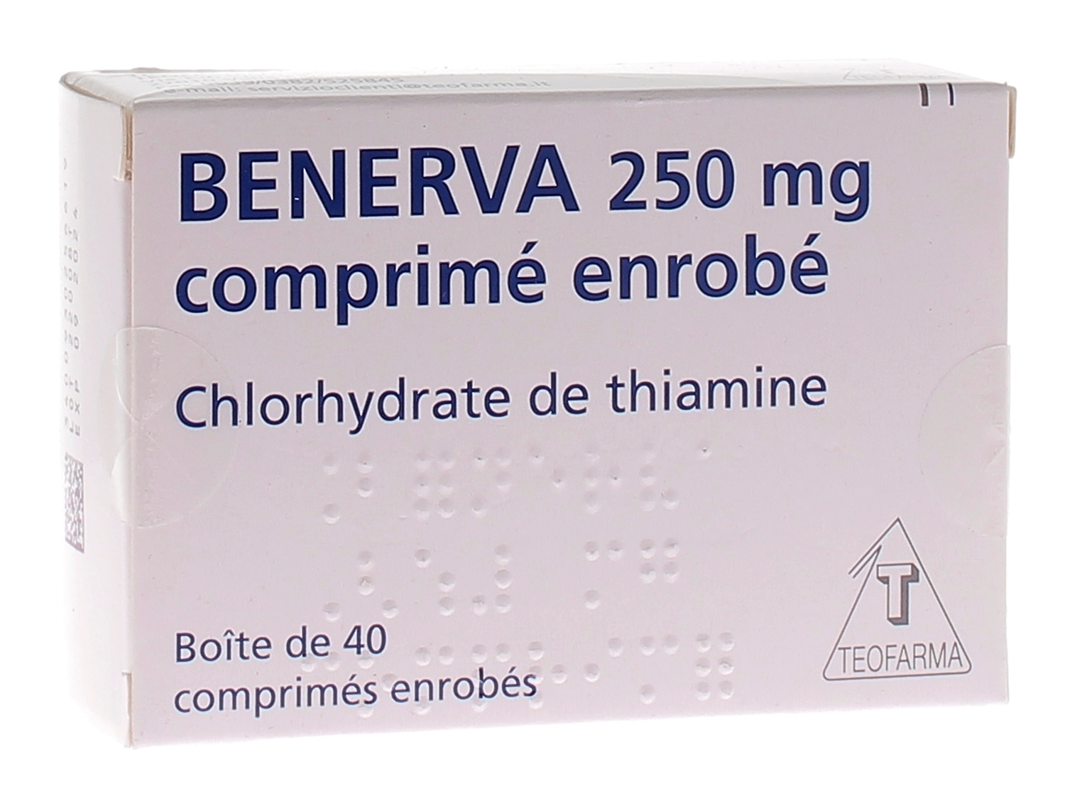 Benerva 250mg - carence en vitamine B1
