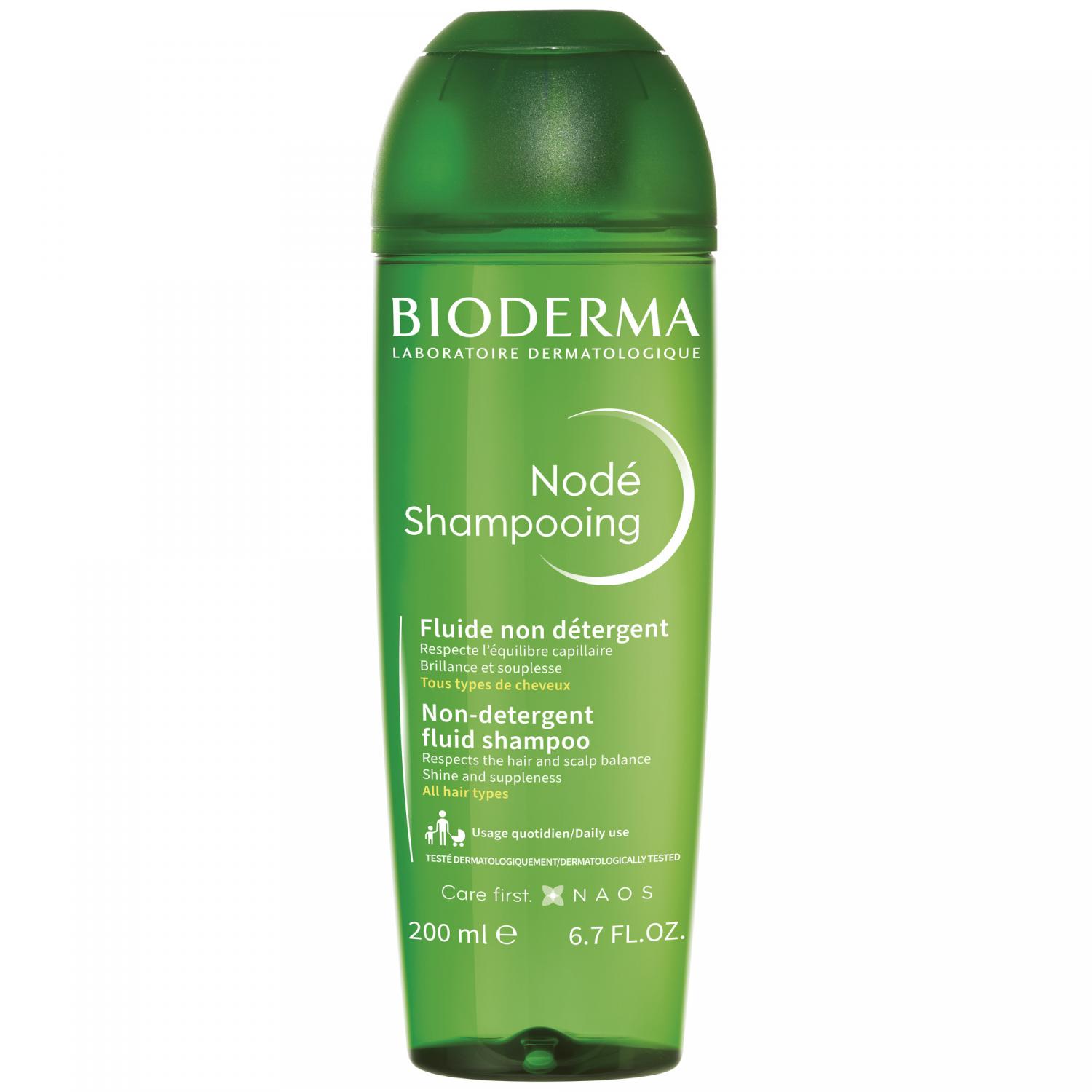 Bioderma : Nodé shampooing fluide non détergent Bioderma, flacon de 200 ml