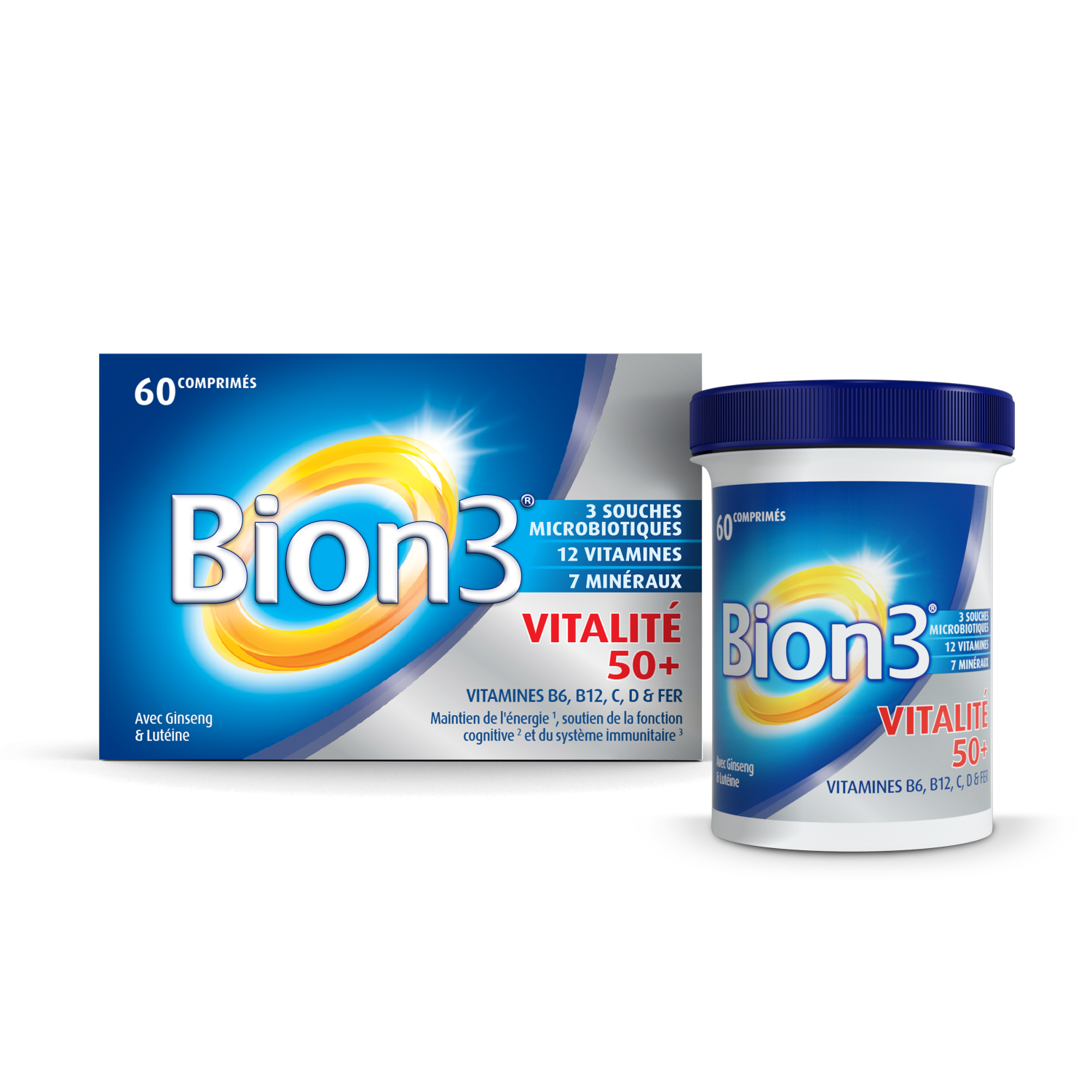 Bion 3 vitalité 50+ activateur de santé - complément alimentaire séniors