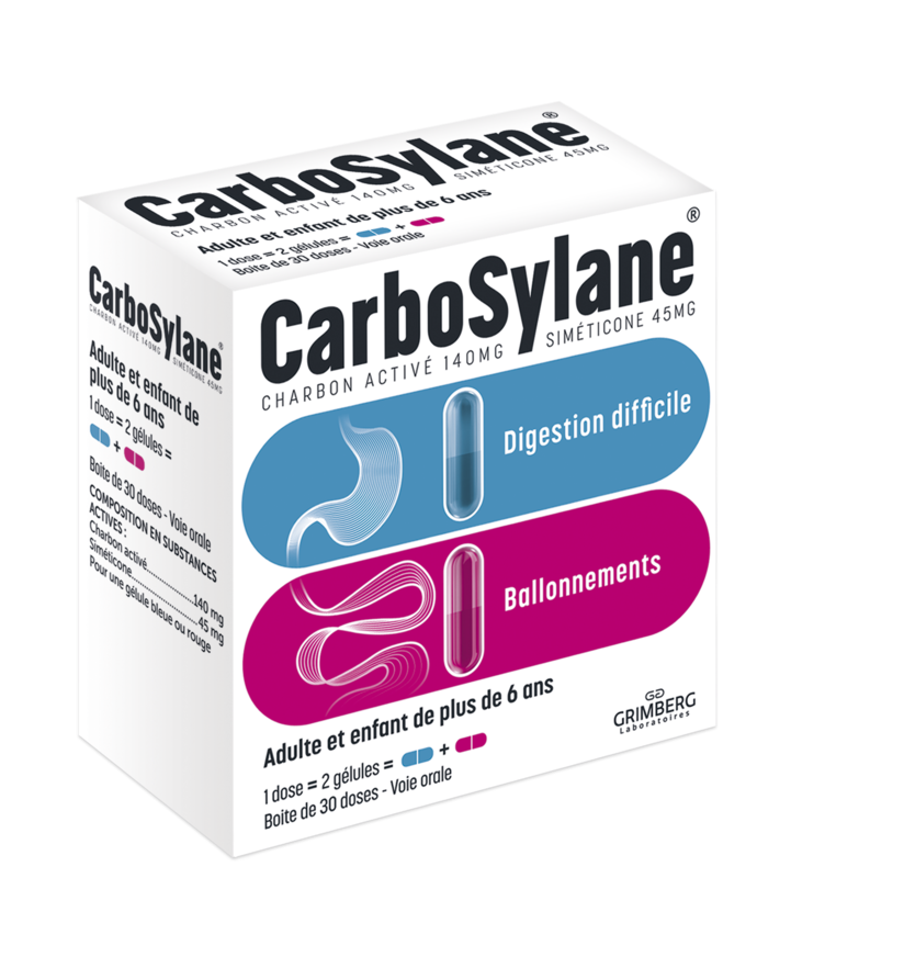 Carbosylane 30 doses, boîte de 60 gélules