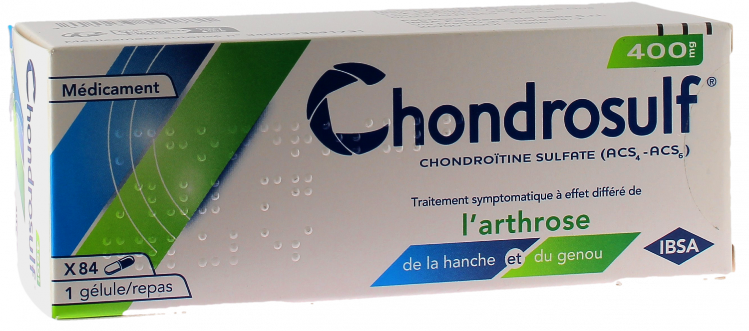 Chondrosulf 400mg gélule, boîte de 84 gélules
