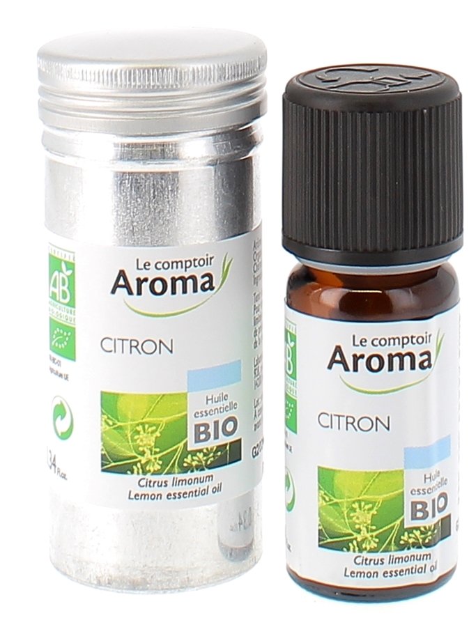 Huile essentielle de citron bio Le comptoir Aroma - imperfections de la ...