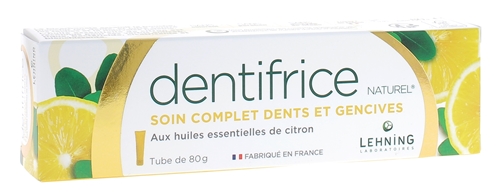 Dentifrice naturel Lehning - hygiène dentaire