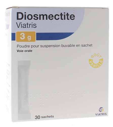 Diosmectite Mylan 3g - générique du smecta contre la diarrhée