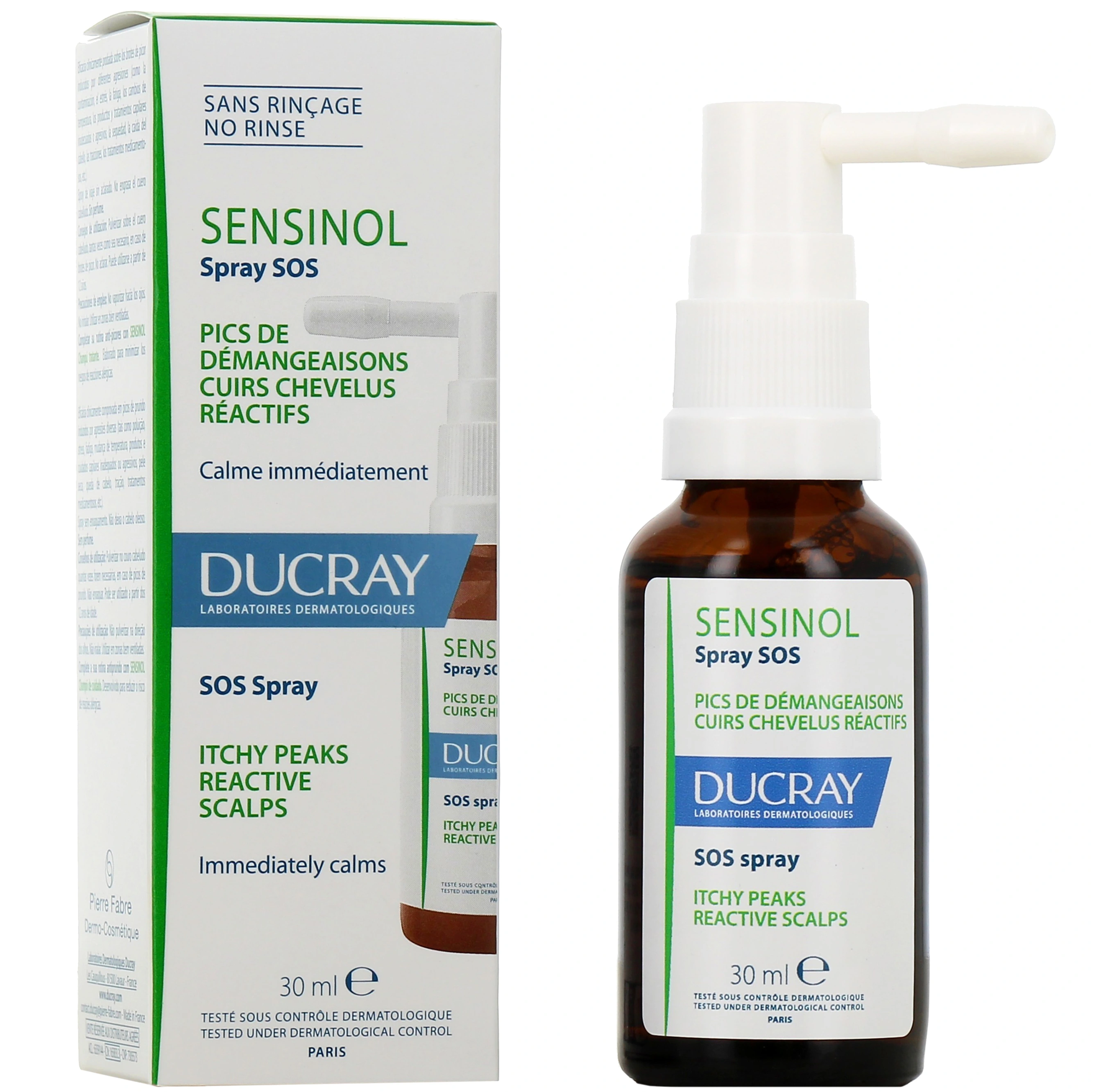 Ducray : Sensinol serum apaisant physioprotecteur Ducray, flacon de 30 ml