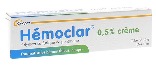 Hémoclar 0,5% crème, Tube de 30g - pommade hémorroide