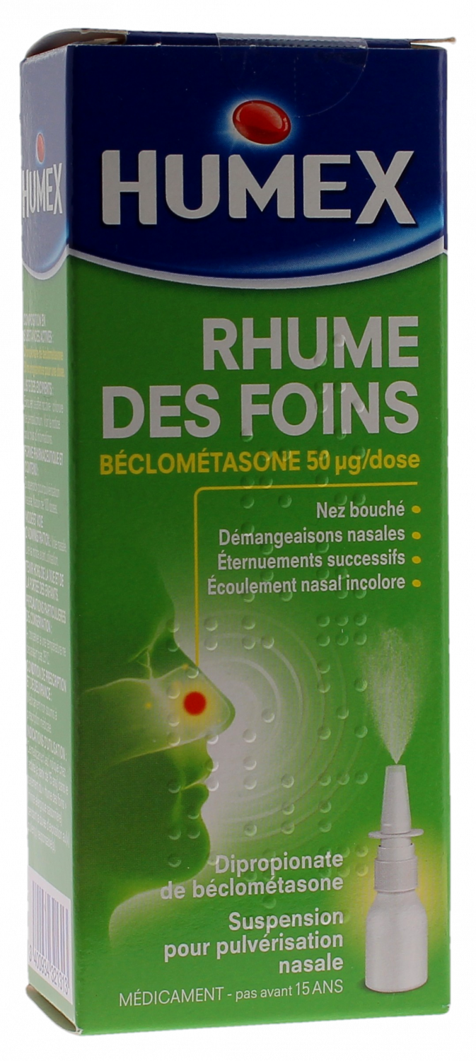 Humex rhume des foins spray nasale, flacon de 100 pulvérisations
