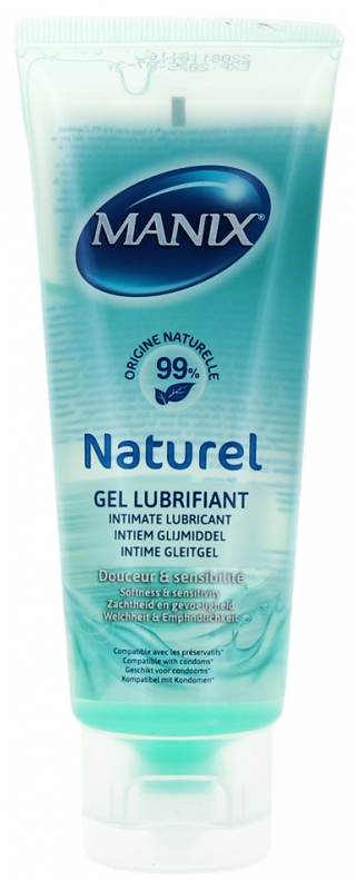 Gel lubrifiant naturel Manix - lubrifiant sexuel d'origine naturelle