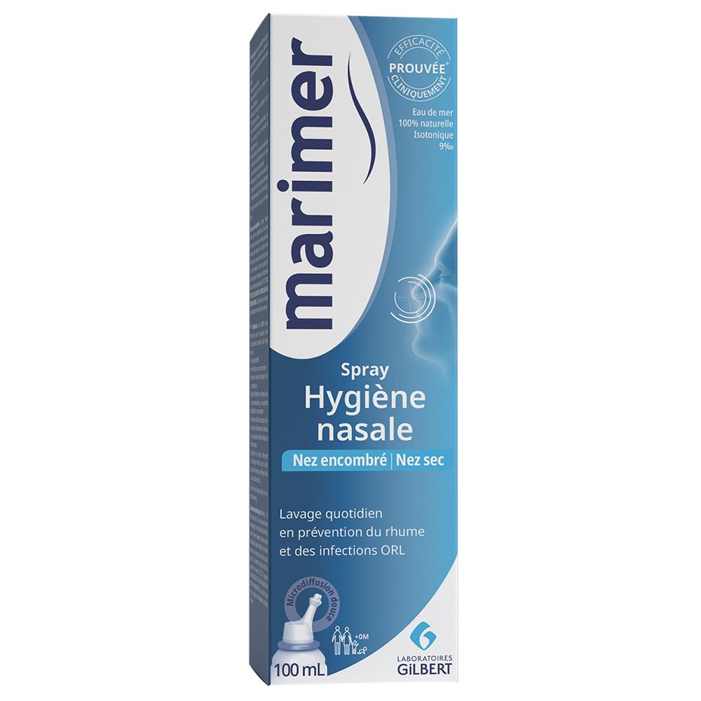 Marimer hygiène nasale, spray de 100 ml