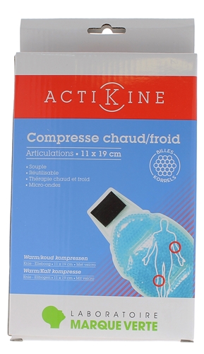 Compresse chaud/froid articulations 11x19 cm Marque verte