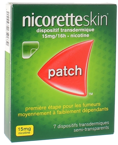 Nicorette Skin 15mg/16h dispositifs transdermiques - sevrage tabagique