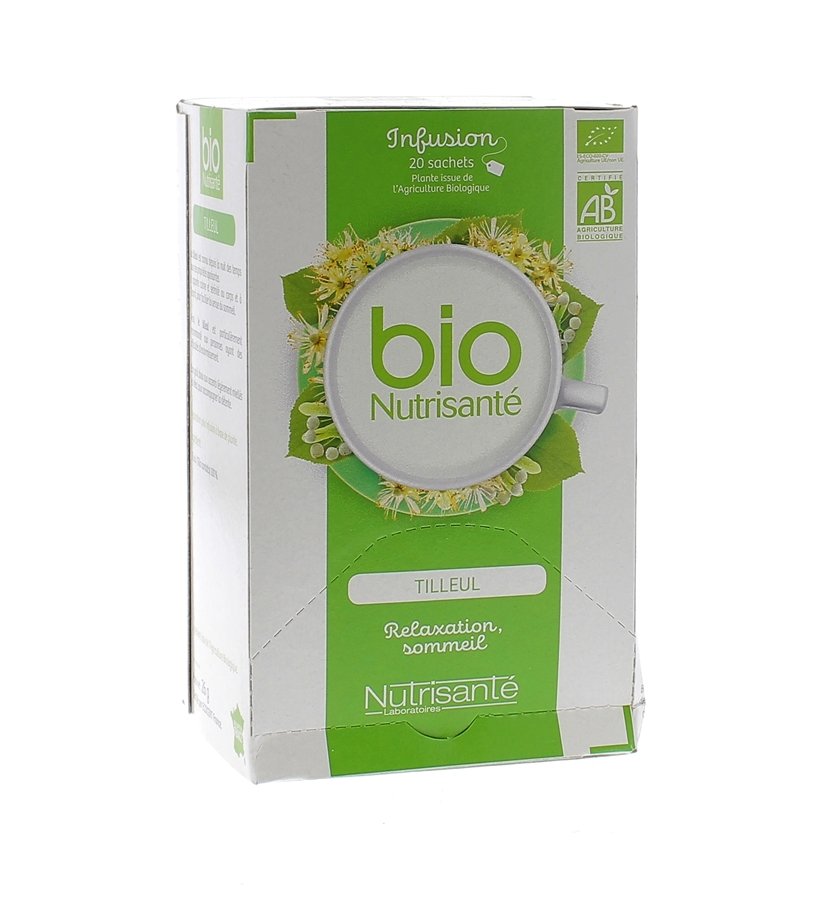 Infusion Tilleul BIO Nutrisanté : tisane tilleul
