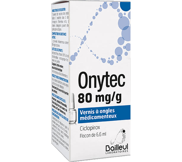 Onytec vernis à ongles 80mg, Flacon de 6,6ml
