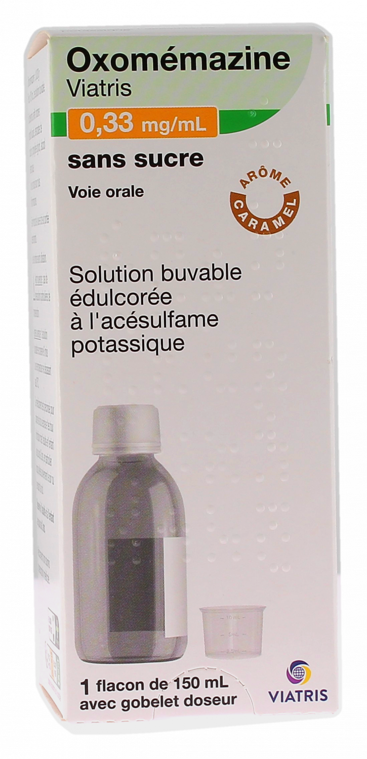 OXOMEMAZINE MYLAN SANS SUCRE