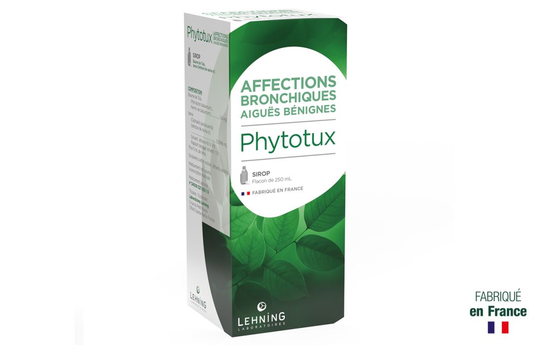 Phytotux sirop affections bronchiques aiguës benignes Lehning - bronchite