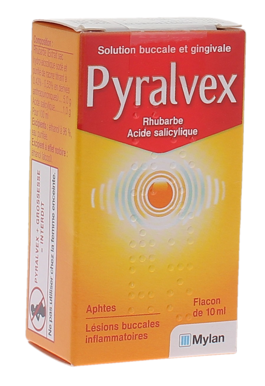 Pyralvex solution buccale et gingivale, flacon de 10 ml