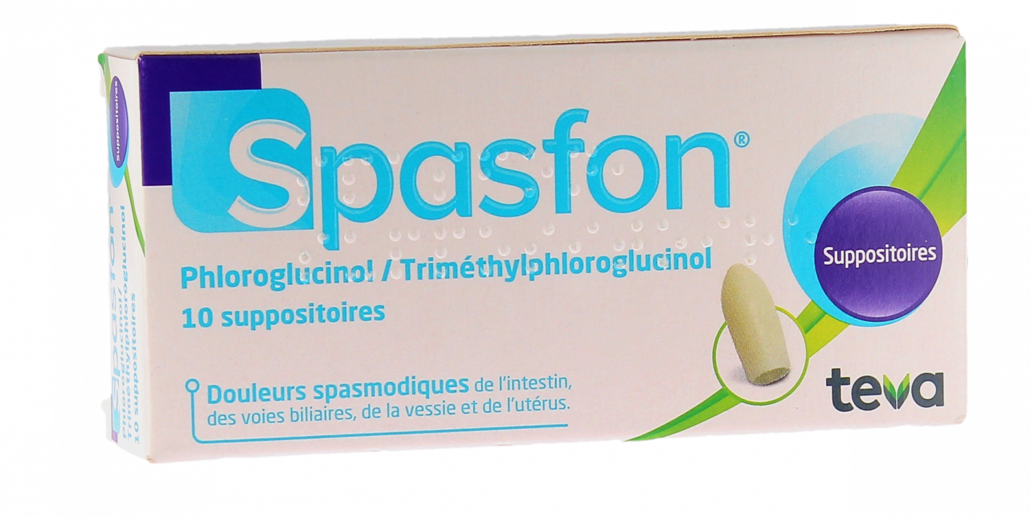 Spasfon suppositoire pour lutter contre les douleurs spasmodiques