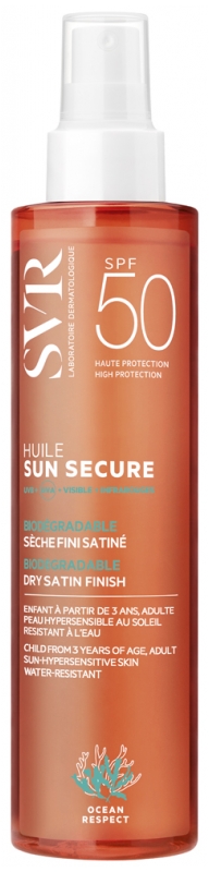 Sun Secure Huile solaire SPF 50 SVR - protection solaire