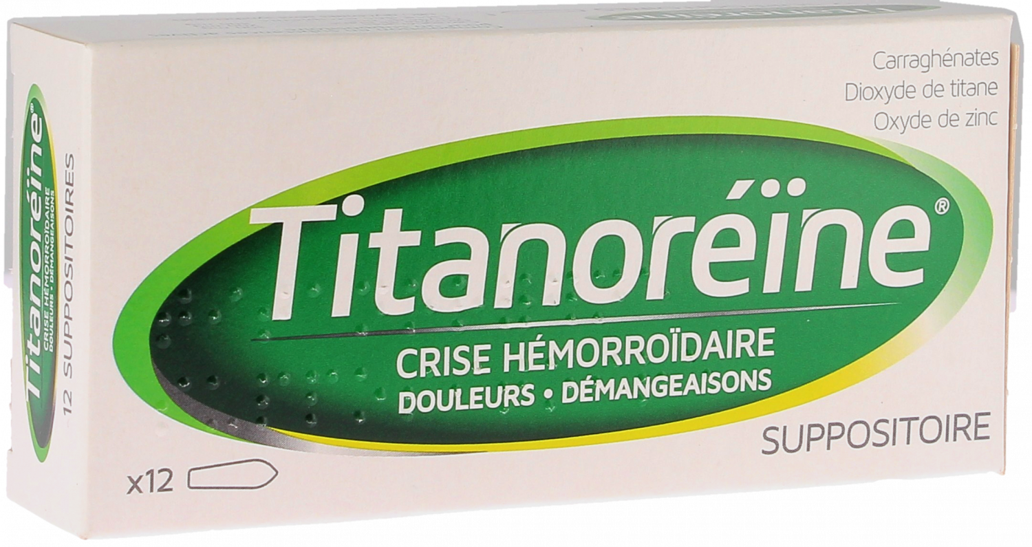 Titanoréine suppositoire pour lutter contre les hémorroïdes