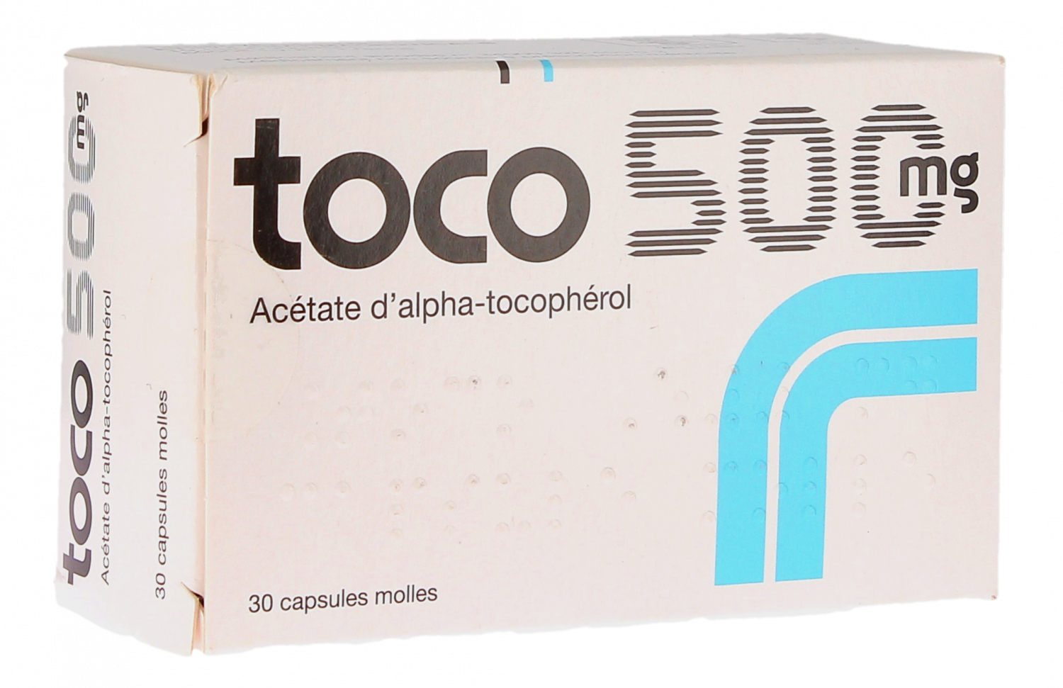 Toco 500mg capsule molle, boîte de 30 capsules