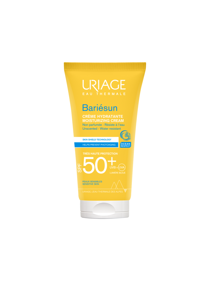 Bariésun Crème hydratante très haute protection SPF50+ sans parfum Uriage - peaux sensibles