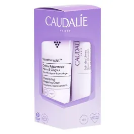 Coffret Caudalie duo Vinotherapist crème mains et baume lèvres - soin ...