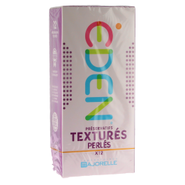 Eden préservatifs texturés perlés Majorelle - confort et douceur